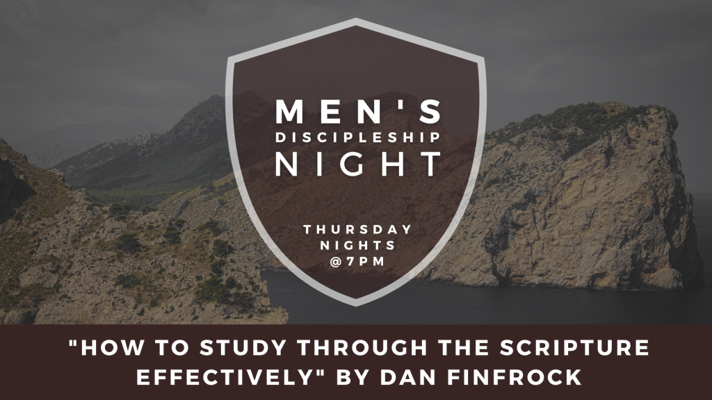 Men's Discipleship Night - Calvary Chapel Stone Mountain